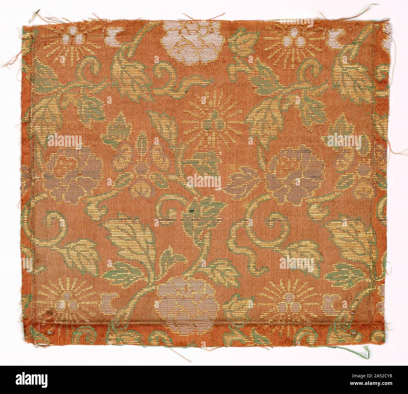 Textile Fragment, 1800s Stock Photo - Alamy