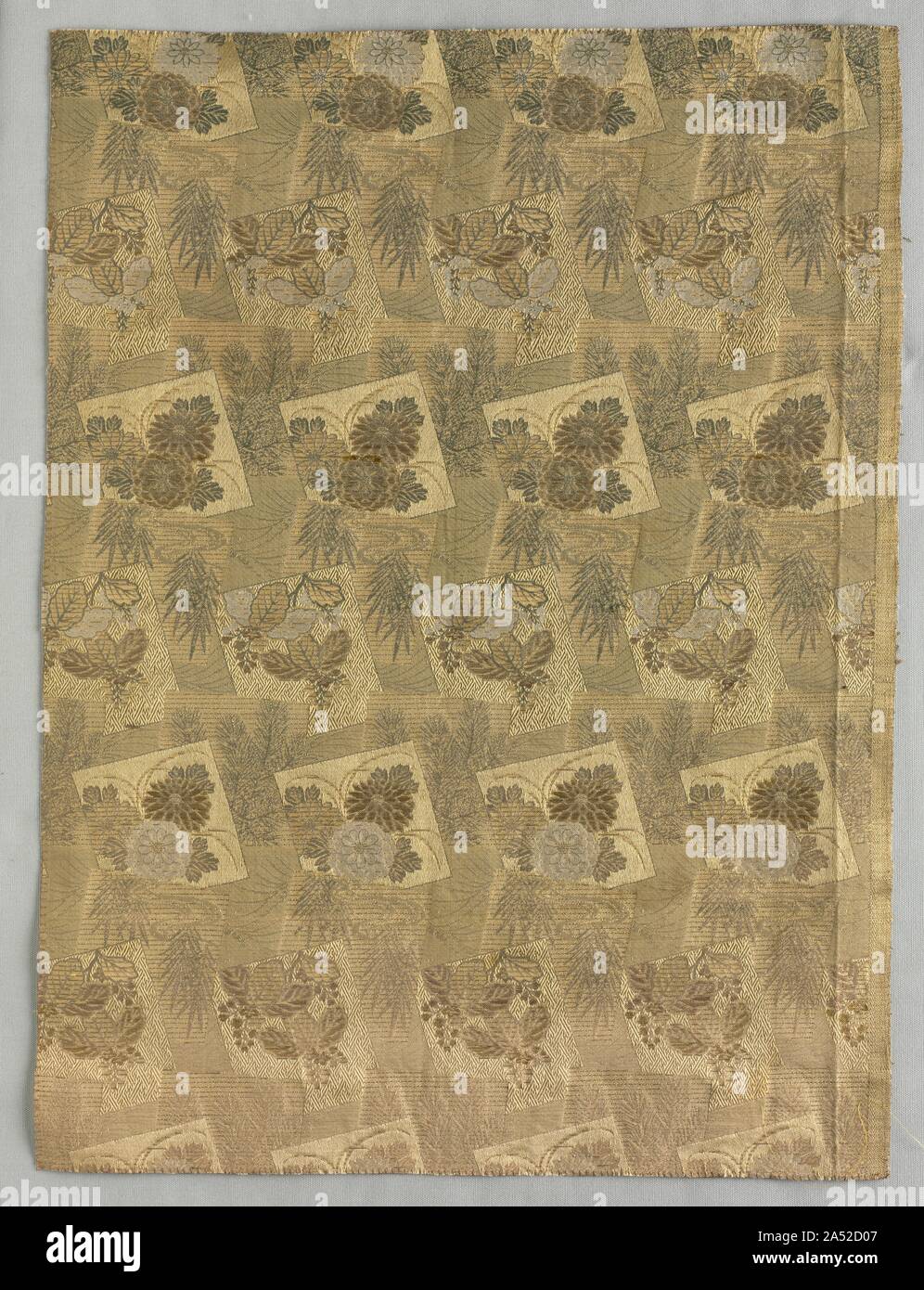 Textile Fragment, late 1800s-early 1900s Stock Photo - Alamy