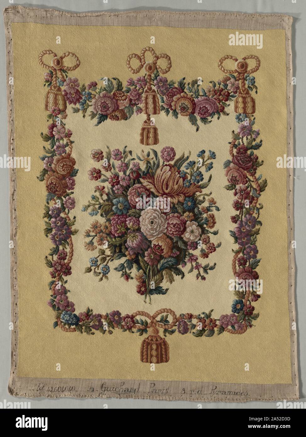 Textile Panel for Fire Screen (replacement), c. 1780 Stock Photo - Alamy