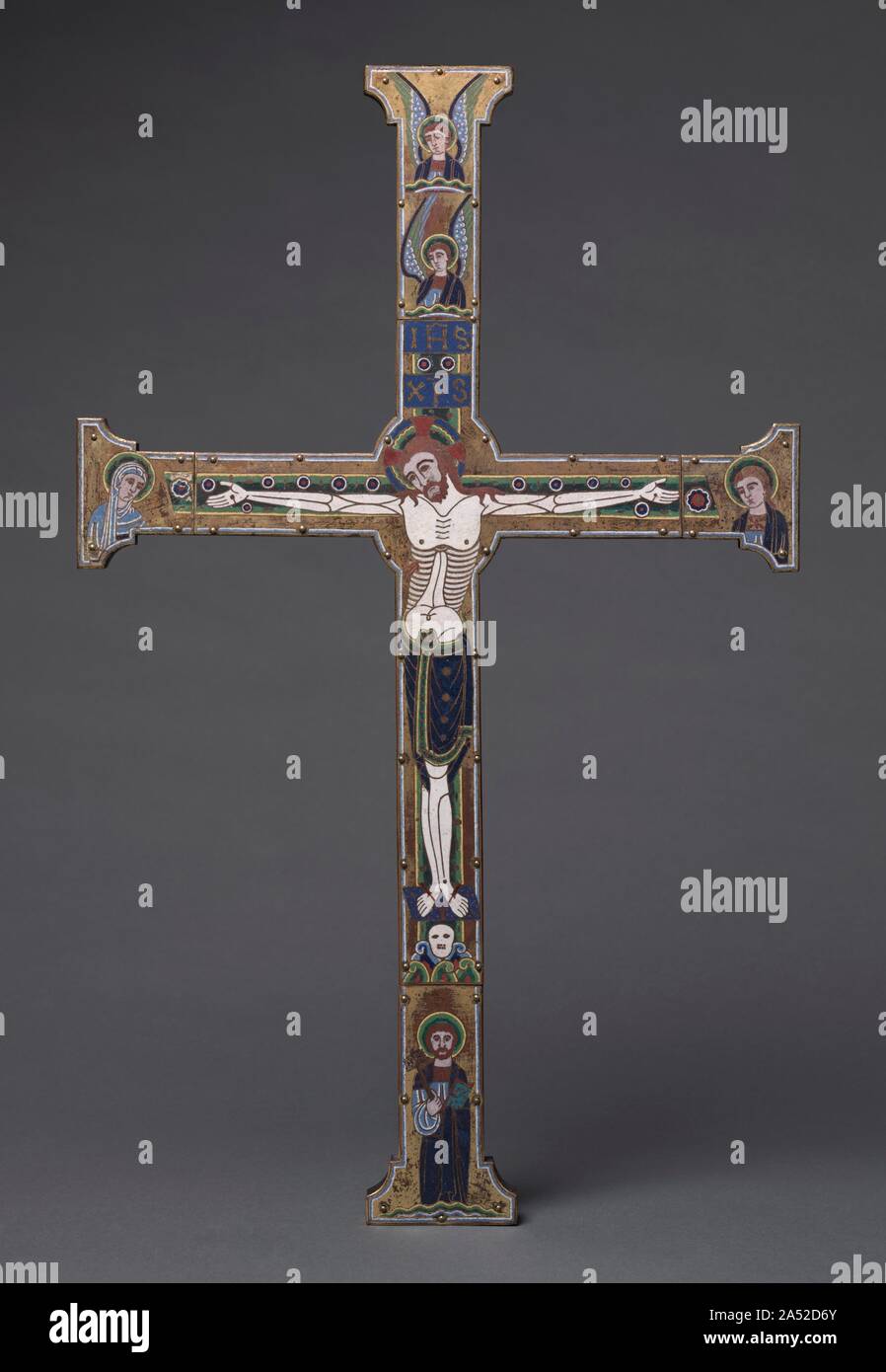 The "Spitzer Cross", c. 1190. This fine enameled cross is named the ...