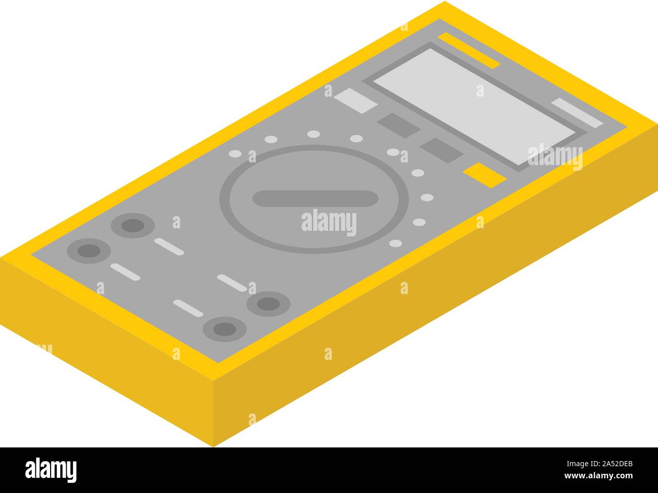Yellow multimeter Stock Vector Images - Alamy