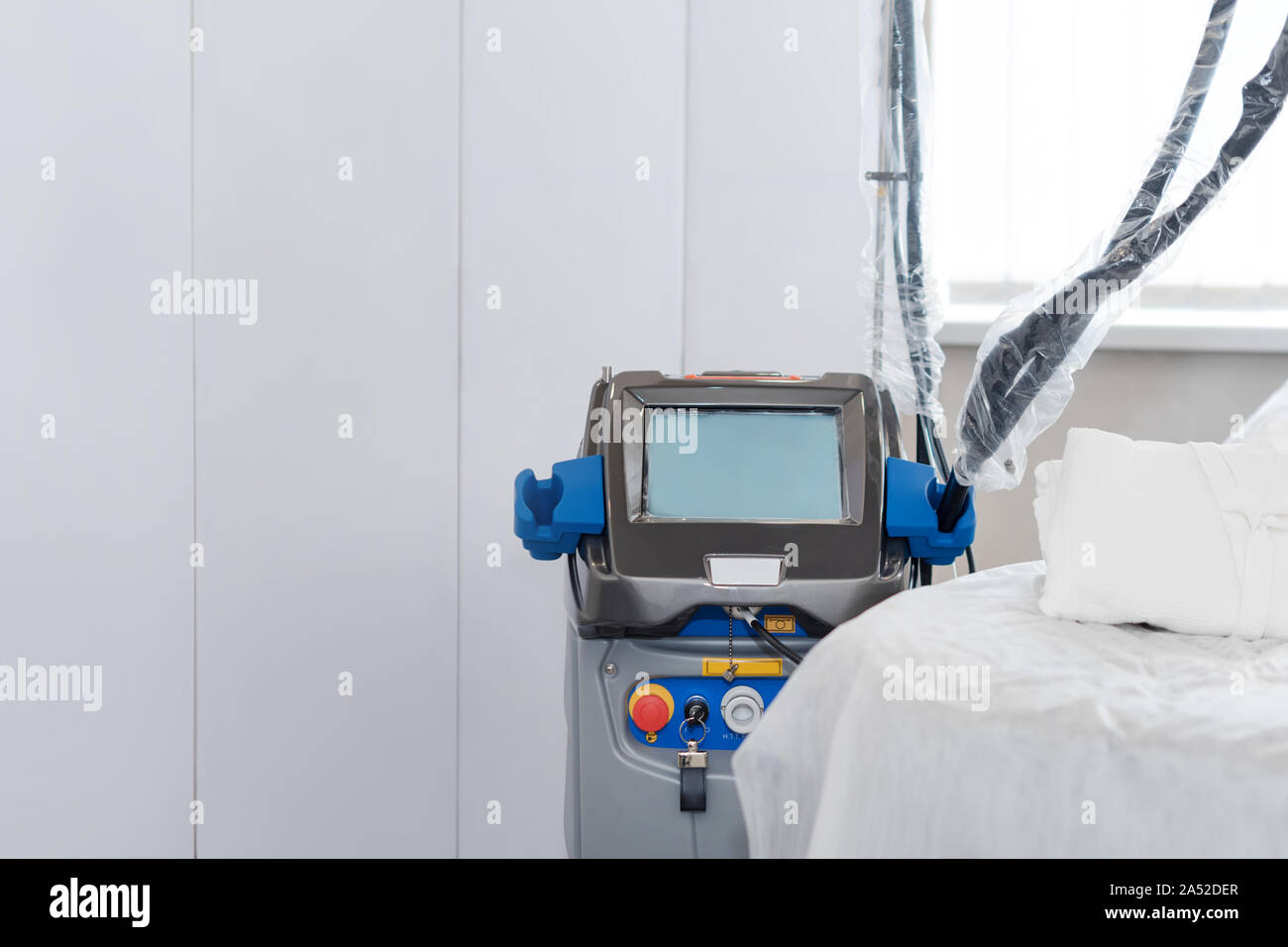 Skin treatment laser equipment, laser for cosmetic procedures. Beauty ...