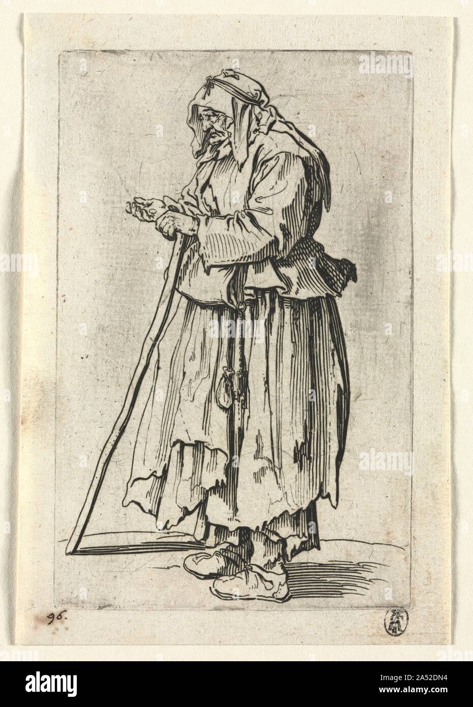 The Beggars: Beggar Woman Coming to Receive Alms, c. 1623 Stock Photo ...