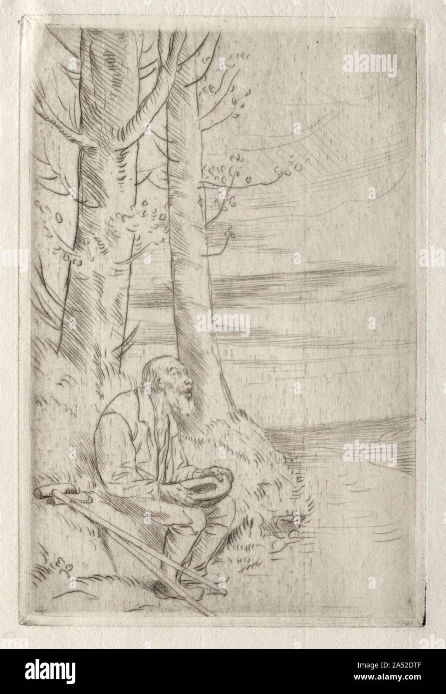 The Blind Beggar Stock Photo - Alamy