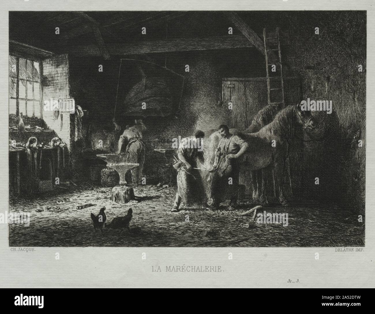 Blacksmith 19th century hi-res stock photography and images - Alamy