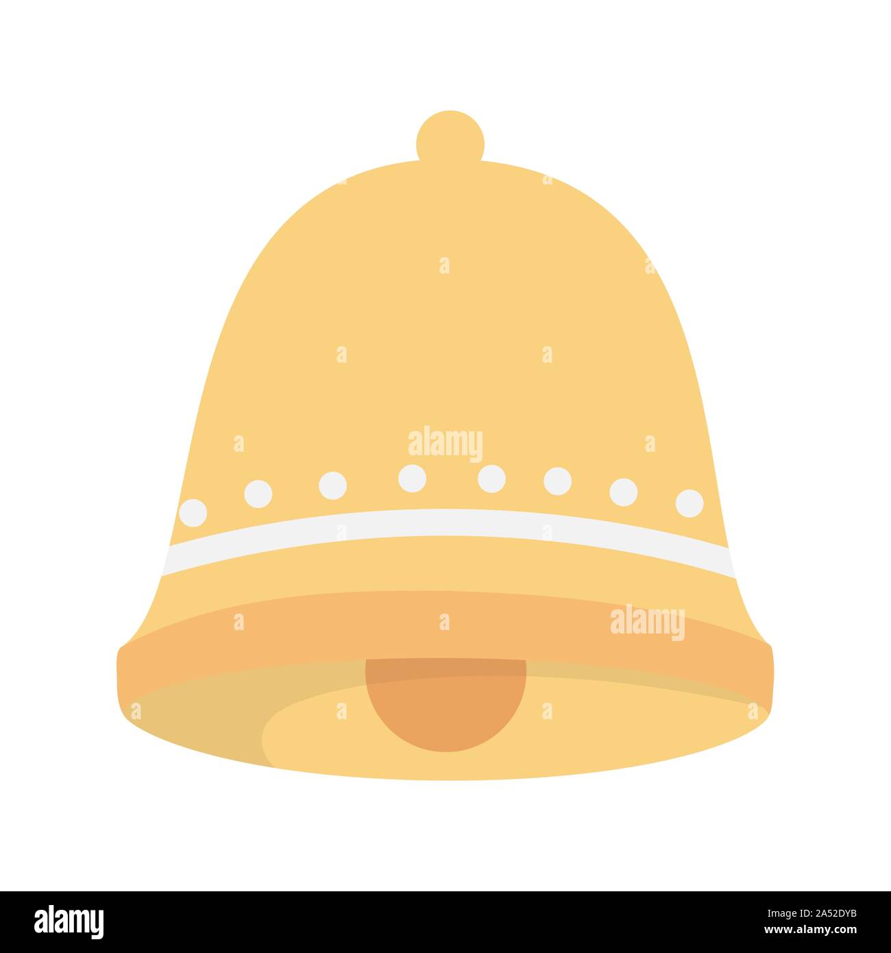 bell decoration celebration happy christmas vector illustration Stock ...