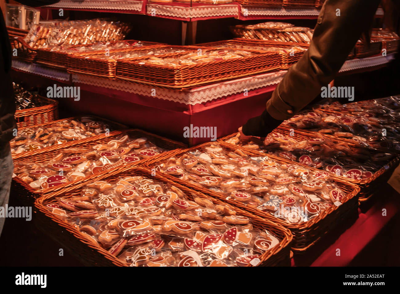 Budapest christmas market candy hi-res stock photography and images - Alamy