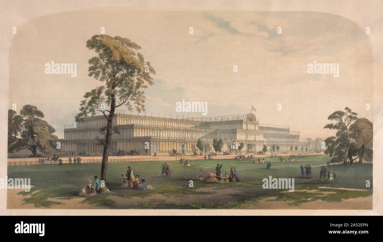 The Crystal Palace, c. 1850 Stock Photo - Alamy