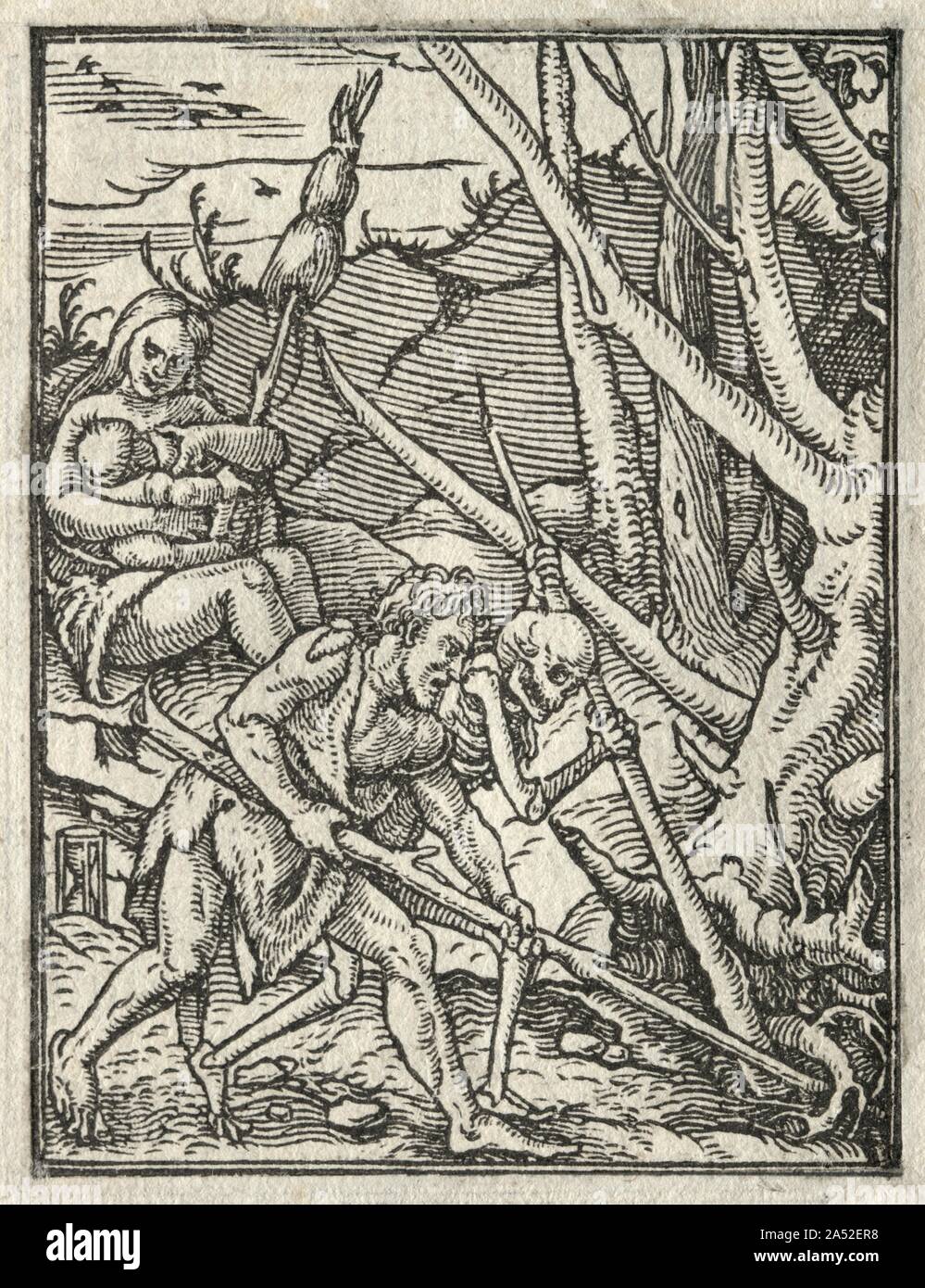 The Dance of Death: Expulsion from Paradise; Adam Cultivating the ...