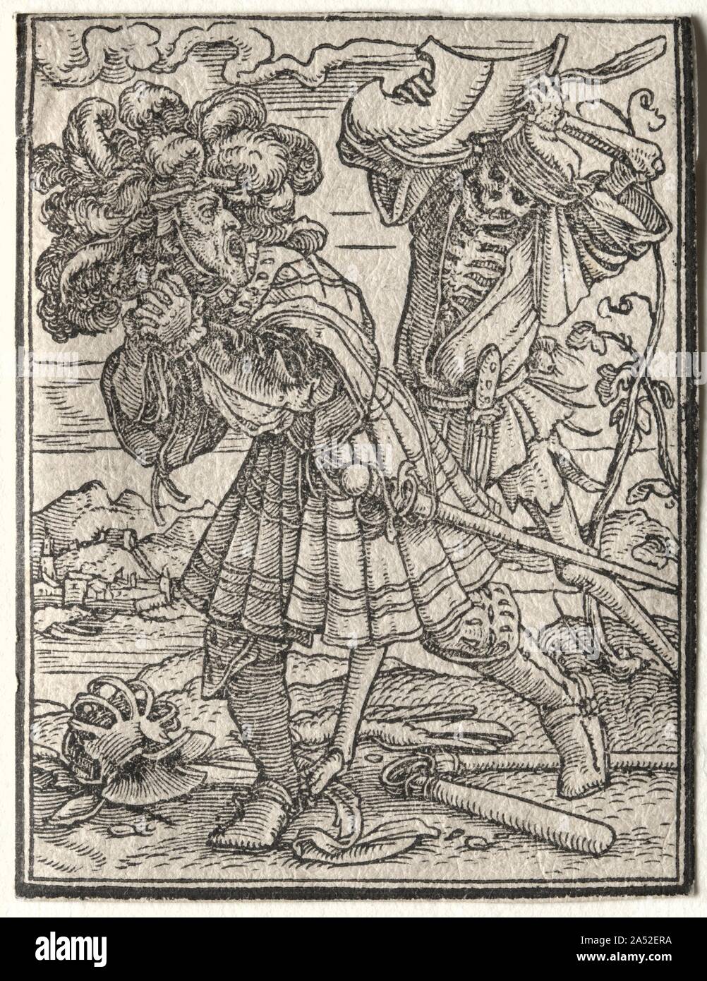 The Dance of Death: The Count or Earl Stock Photo - Alamy