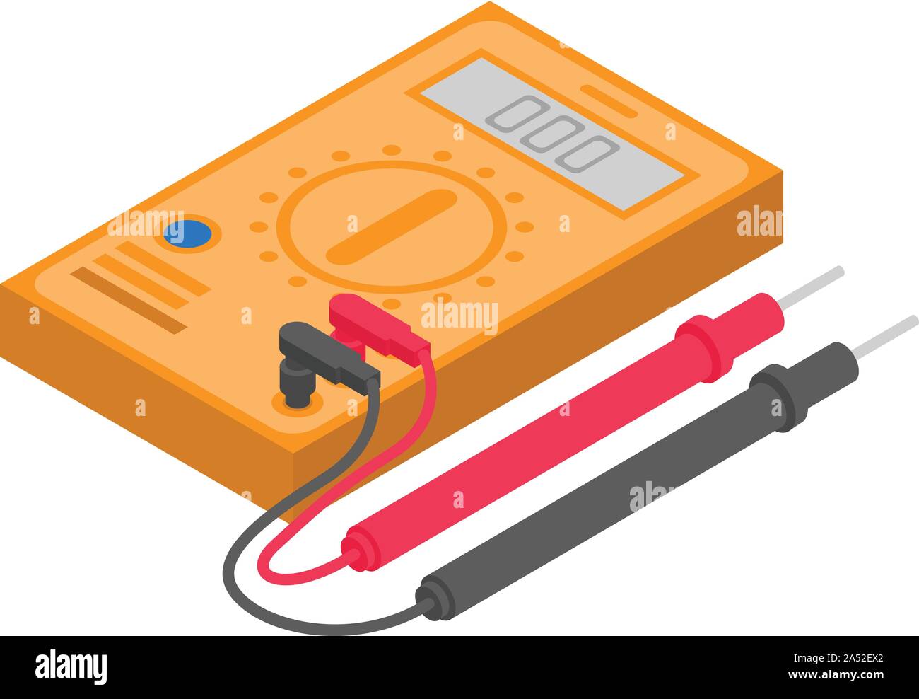 Voltage tester icon, isometric style Stock Vector Image & Art - Alamy