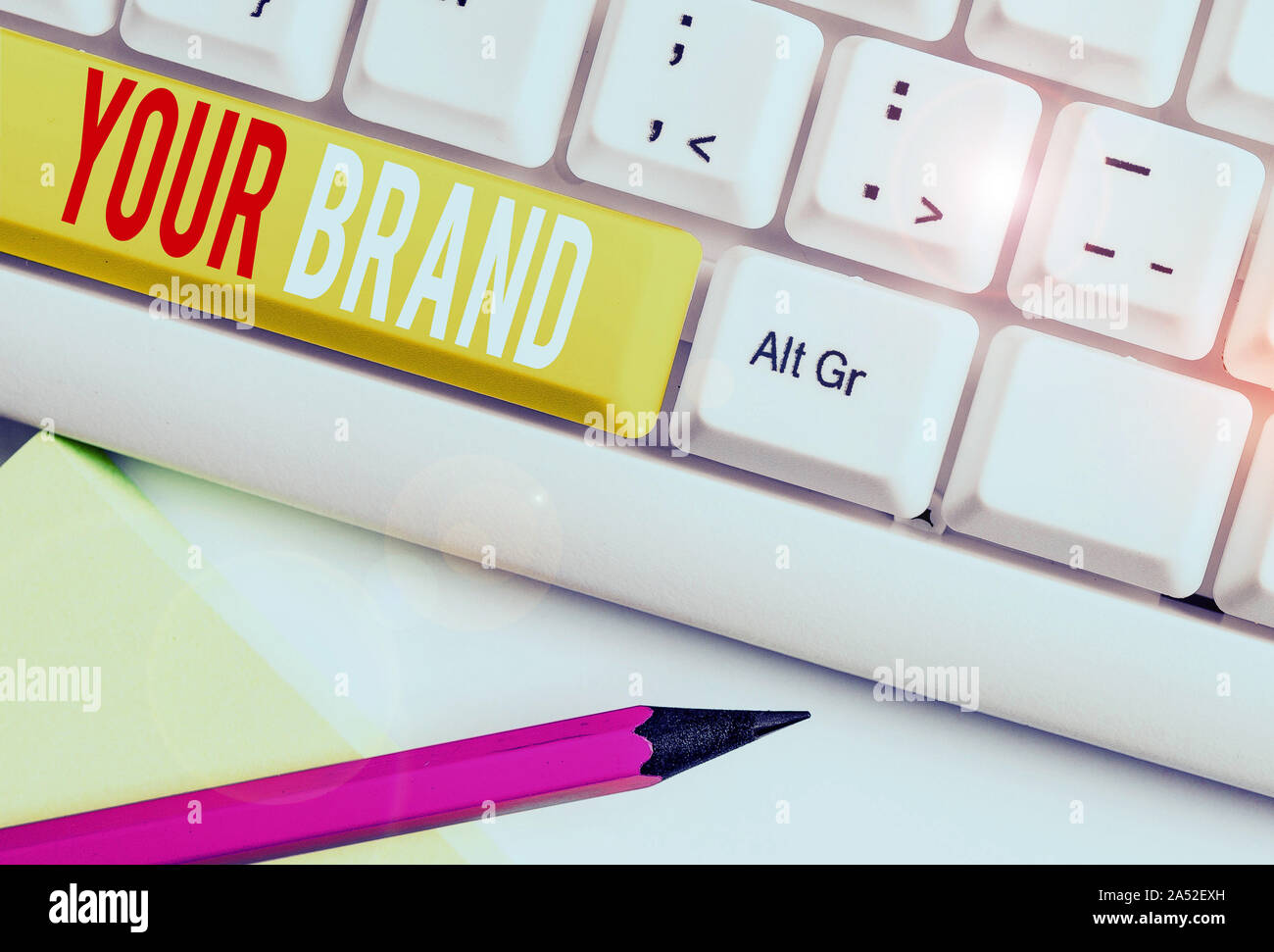 Handwriting text writing Your Brand. Conceptual photo A name of any ...