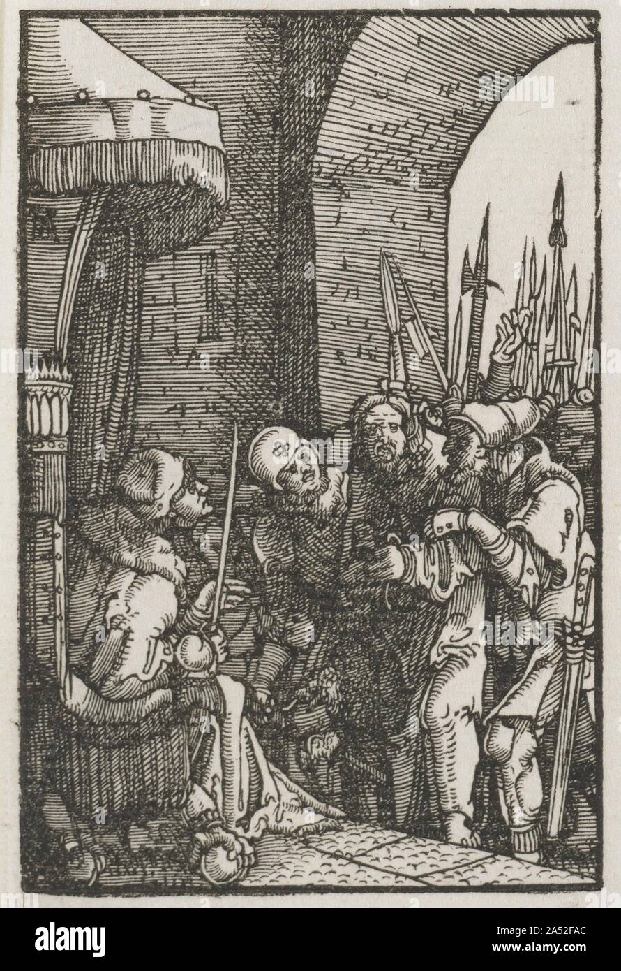 The Fall and Redemption of Man: Christ before Pilate, c. 1515 Stock ...