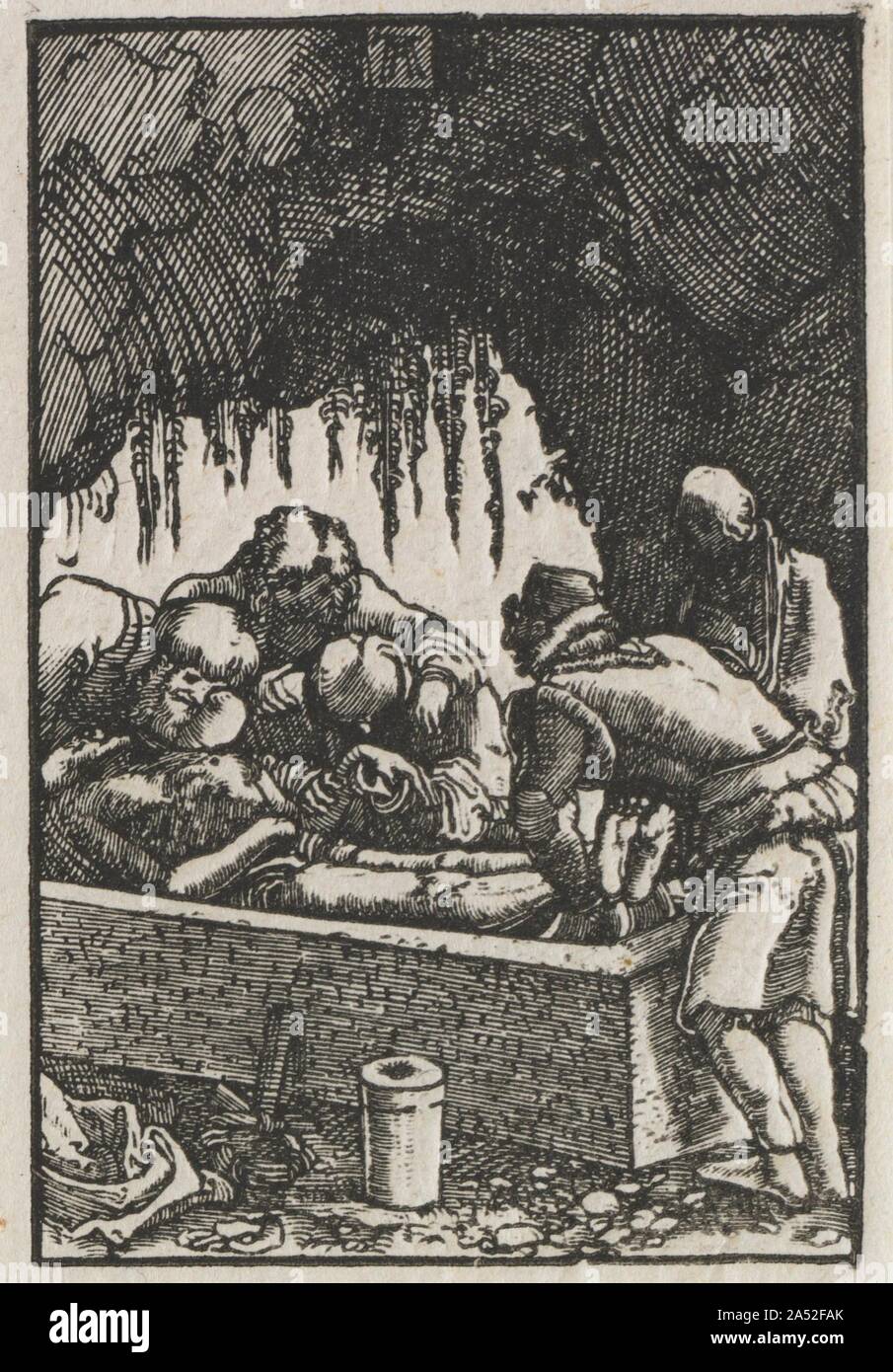 The Fall and Redemption of Man: Burial of Christ, c. 1515 Stock Photo ...