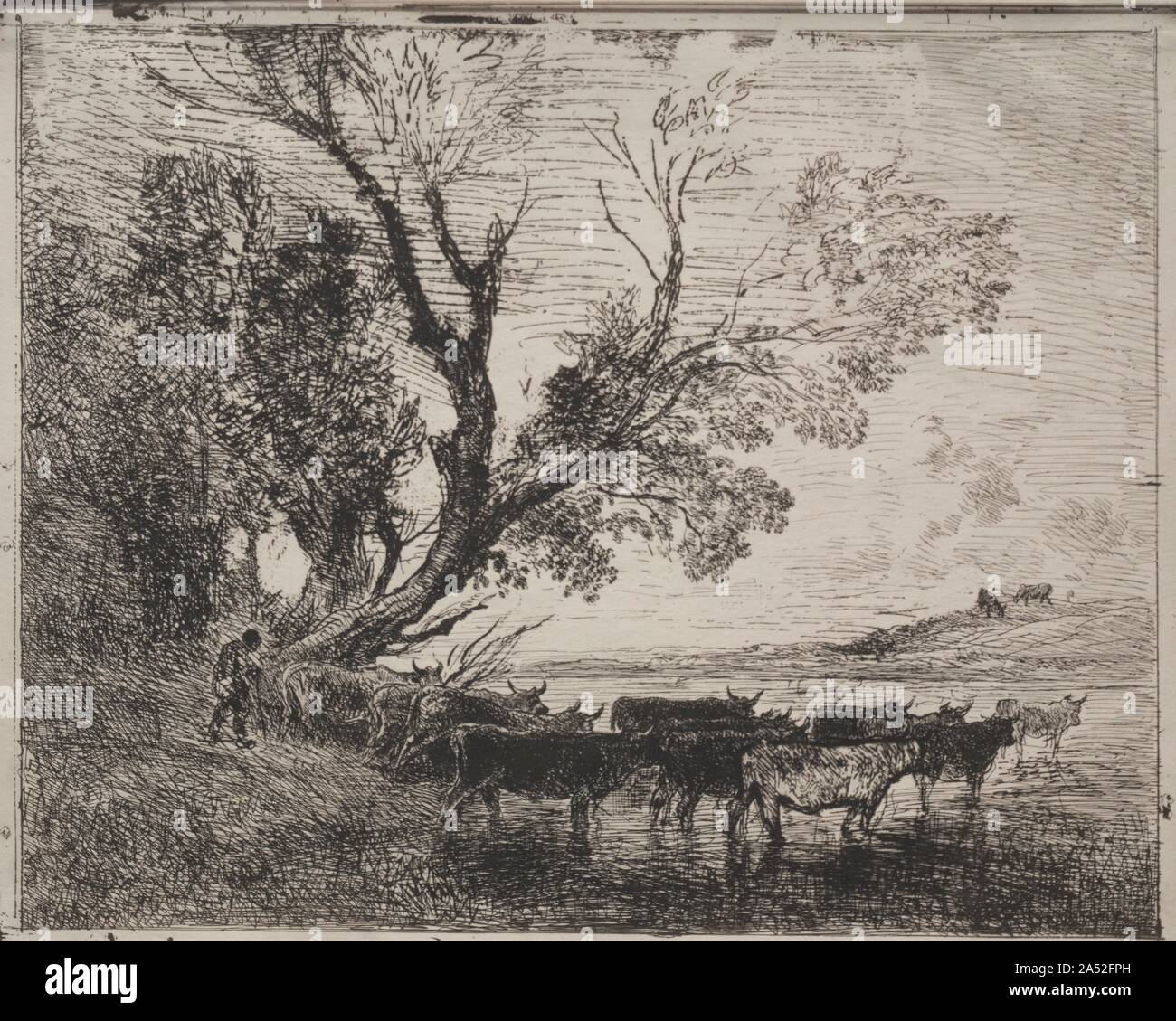 The Ford, original impression 1862, printed in 1921 Stock Photo - Alamy