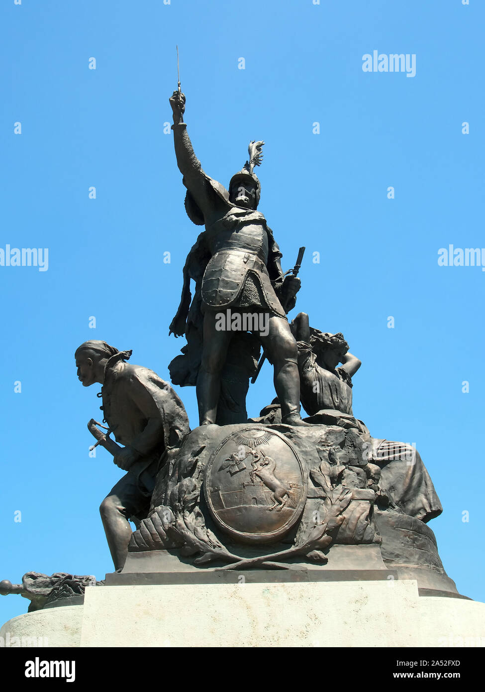 Statue of István Dobó, István Dobó Square, Eger, Hungary, Magyarország ...