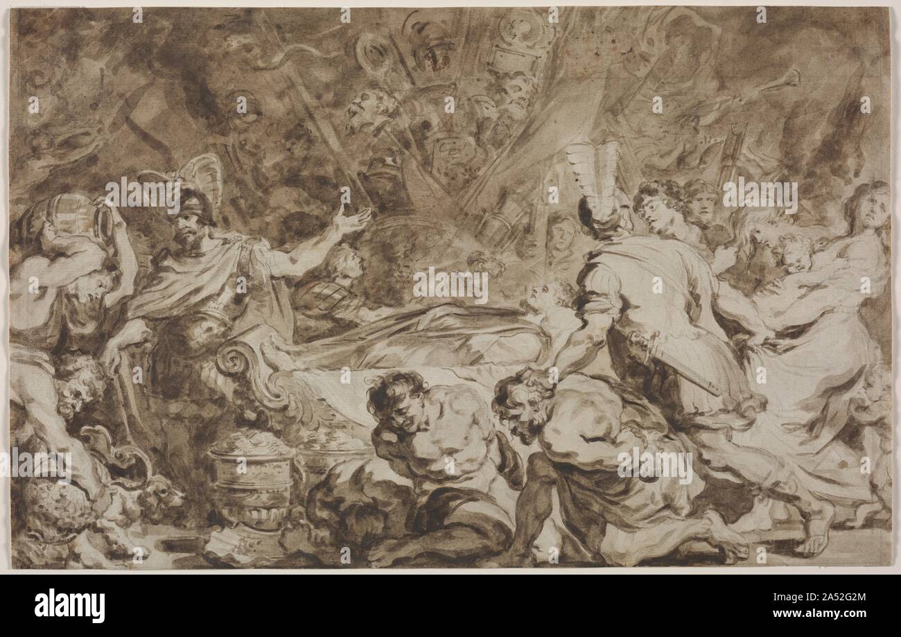 The Funeral of Decius Mus, 1774 Stock Photo - Alamy