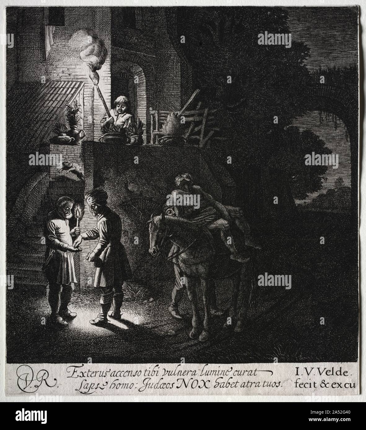 The Good Samaritan Paying the Innkeeper Stock Photo - Alamy