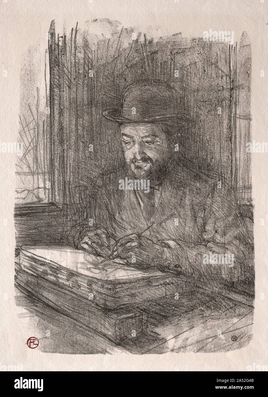 The Good Lithographer, 1898 Stock Photo - Alamy