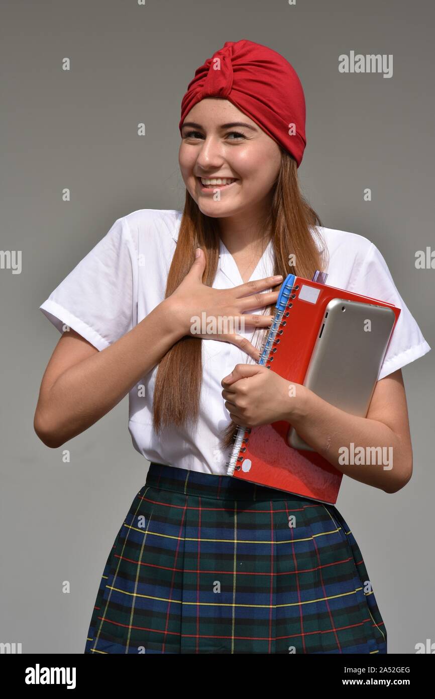 Girl Student And Hope Stock Photo - Alamy