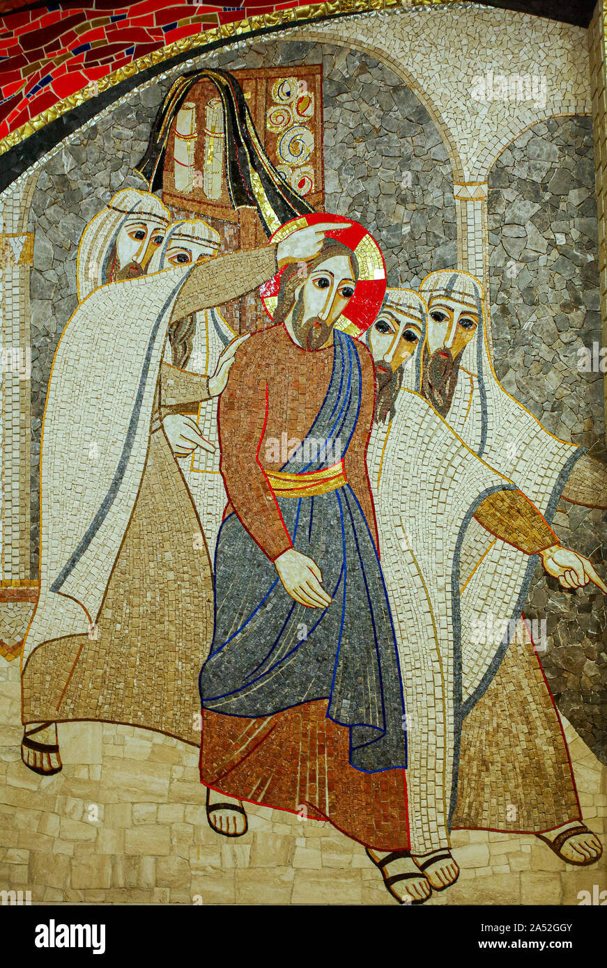 Jesus driven out of the synagogue hi-res stock photography and images ...