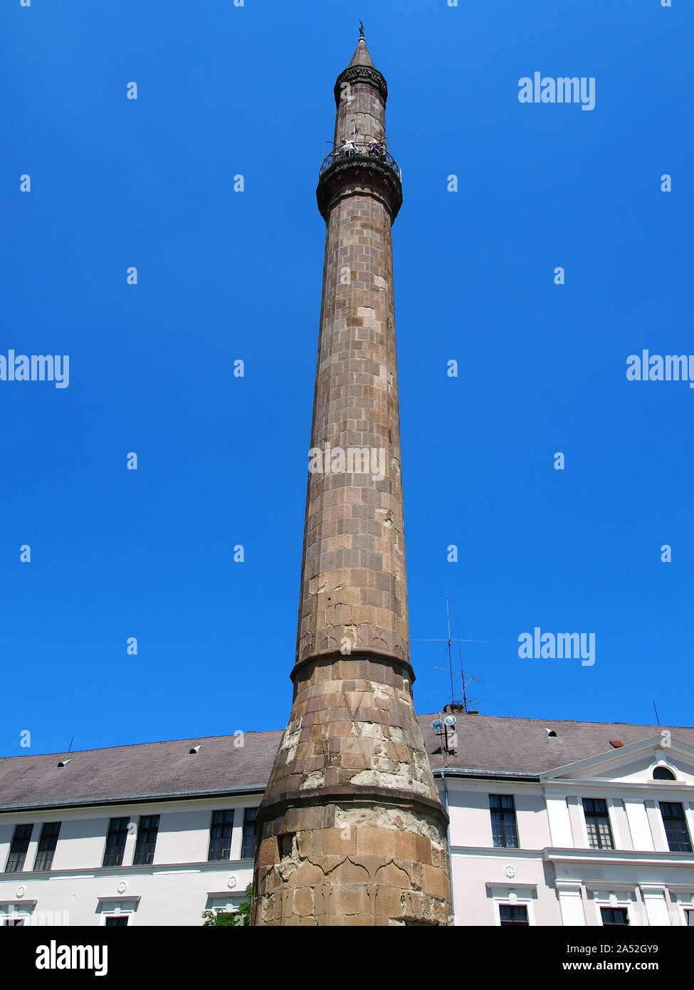 Ottoman minaret, Eger, Hungary, Magyarország, Europe Stock Photo - Alamy