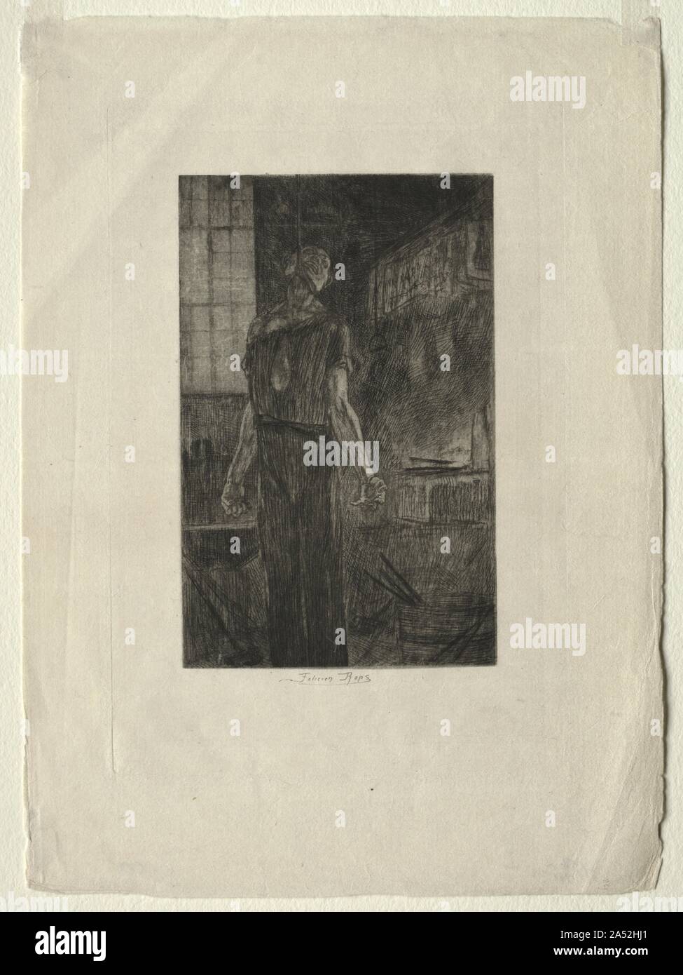 The Hanging of Levallois-Perret, c. 1880 Stock Photo - Alamy