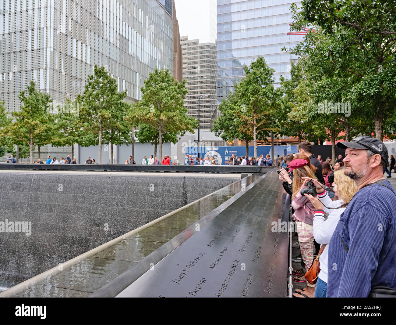 911 Memorial New York commemorating the September 11, 2001 attacks ...