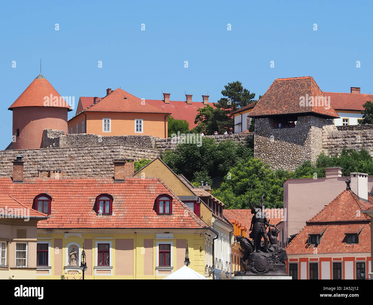 Eger Castle, Eger, Hungary, Magyarország, Europe Stock Photo - Alamy