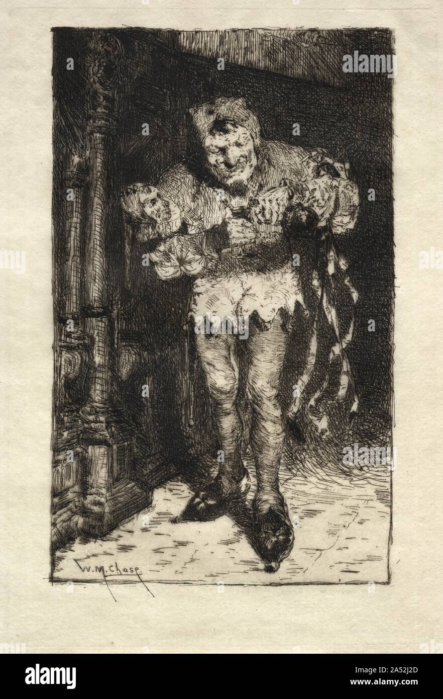 The Jester, c. 1890 Stock Photo - Alamy