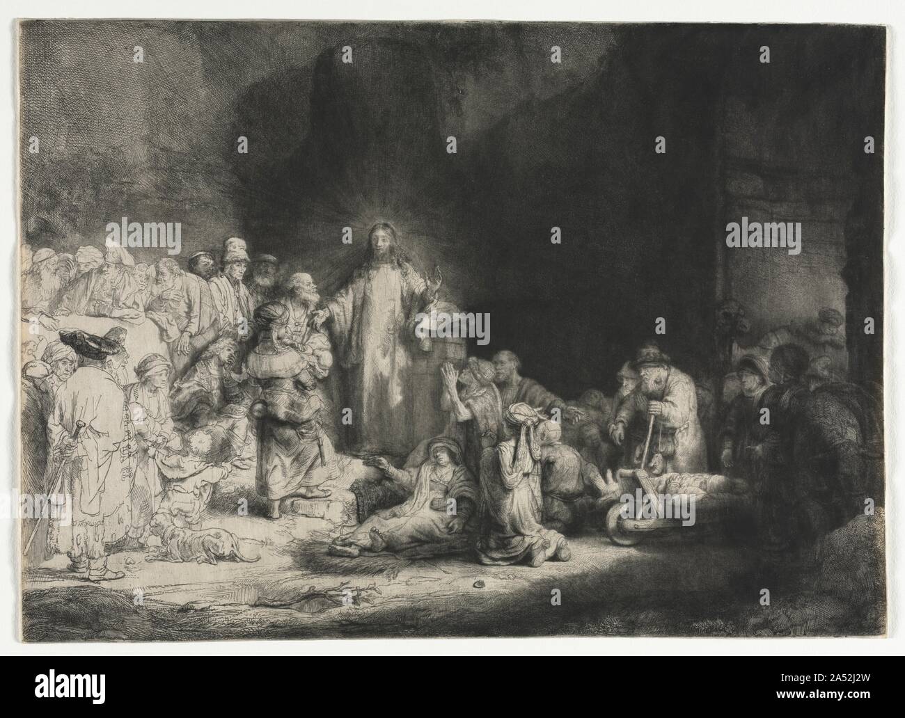 The Hundred Guilder Print, c. 1649 Stock Photo - Alamy