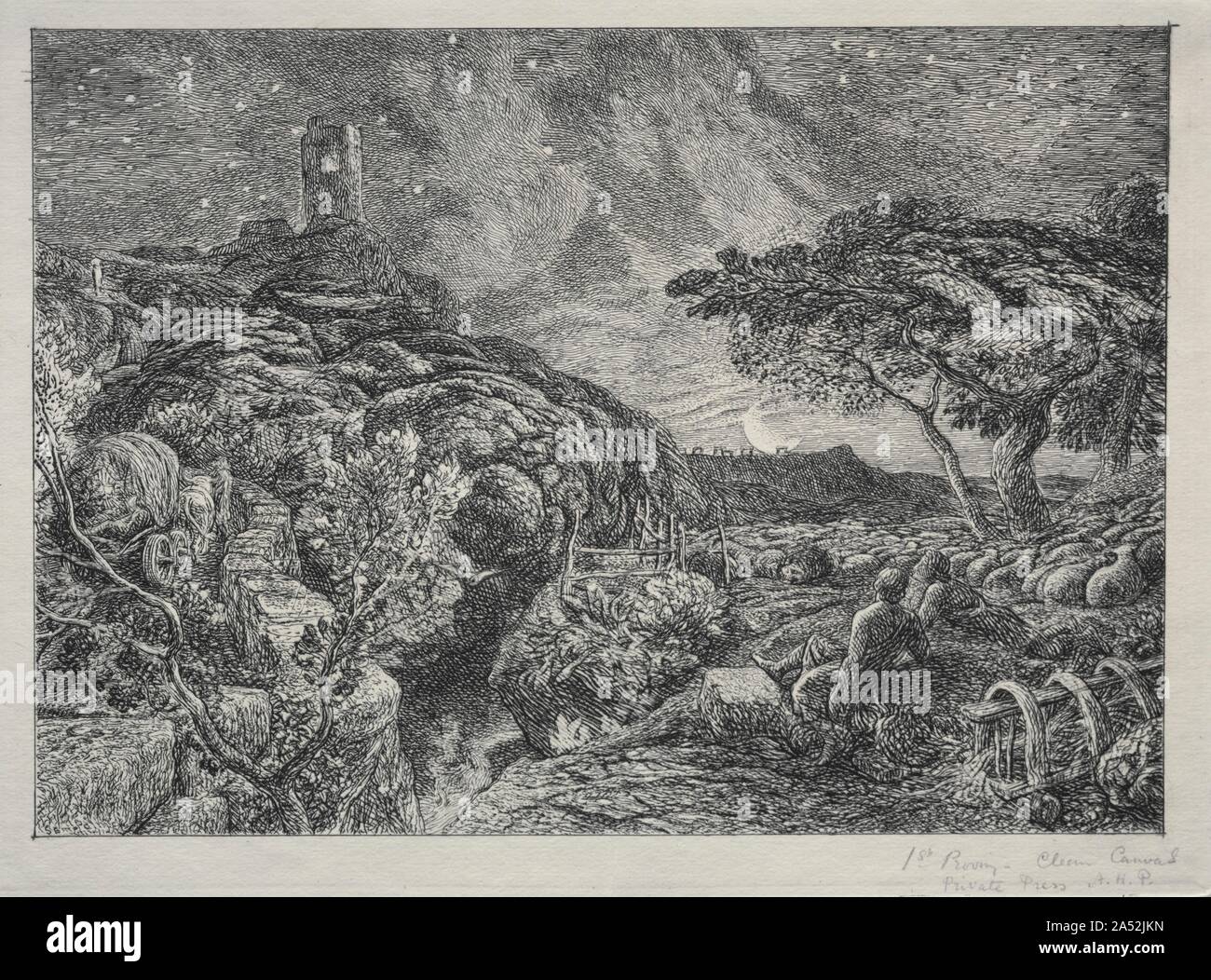 The Lonely Tower, 1879 Stock Photo - Alamy