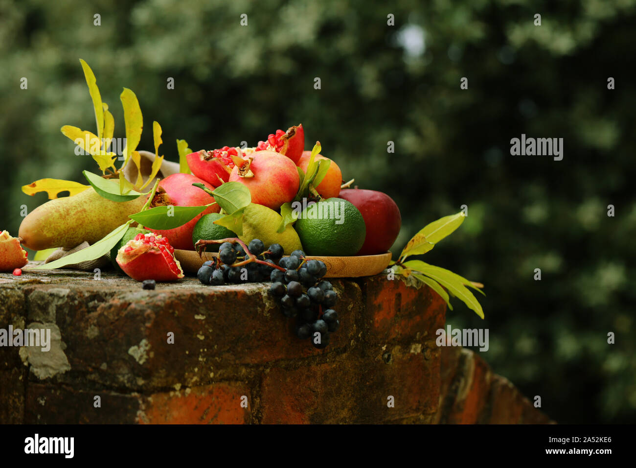 organic natural fruits for a healthy diet Stock Photo - Alamy