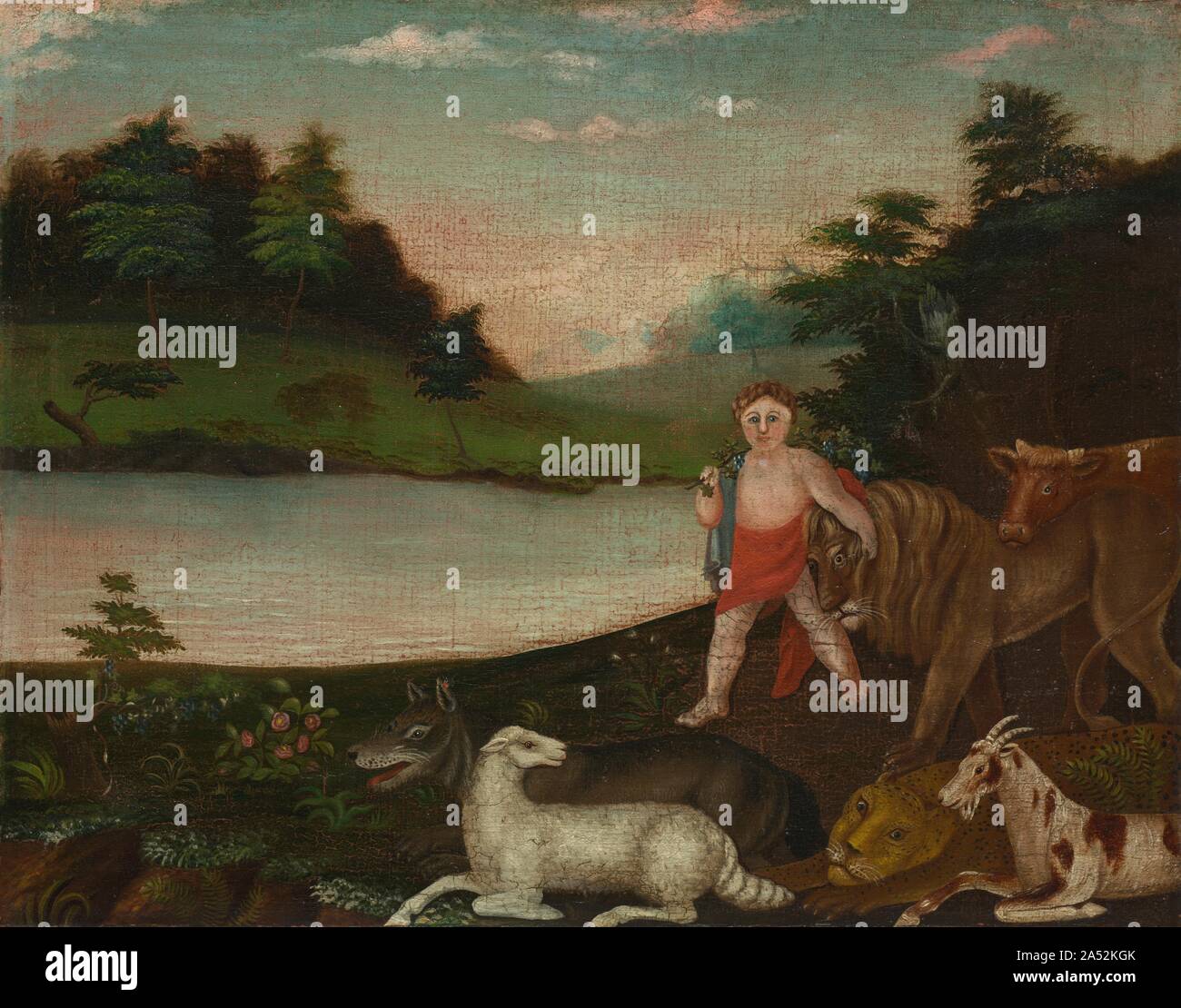 Edward hicks peaceable kingdom hi-res stock photography and images - Alamy