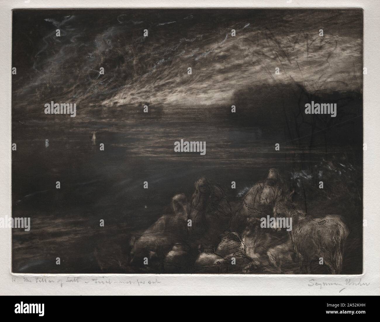 The Pillar of Salt Stock Photo - Alamy