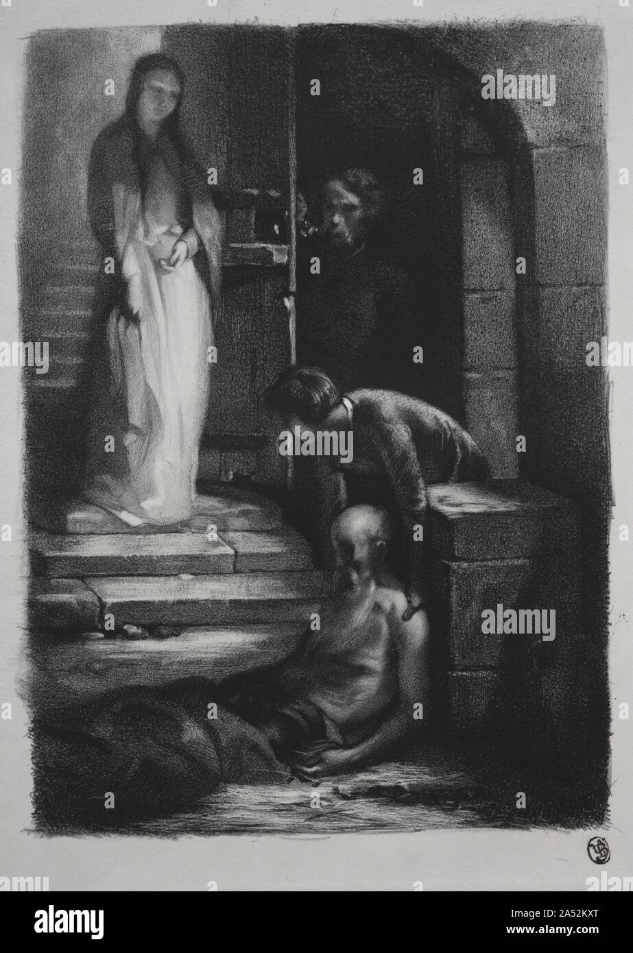 The Prisoner, 1800s Stock Photo - Alamy