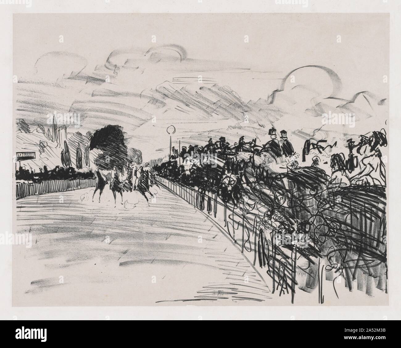 The Races, 1865. The Race Track is based on Manet's painting The Races ...