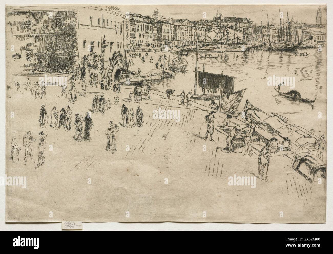 The Riva, No. 1, 1880 Stock Photo - Alamy