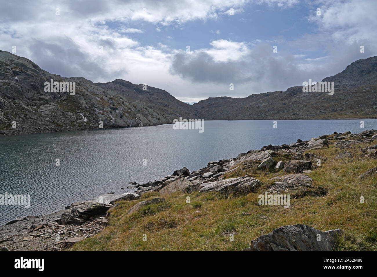 Hiking trail to the Spronser Lakes in South Tyrol Stock Photo - Alamy