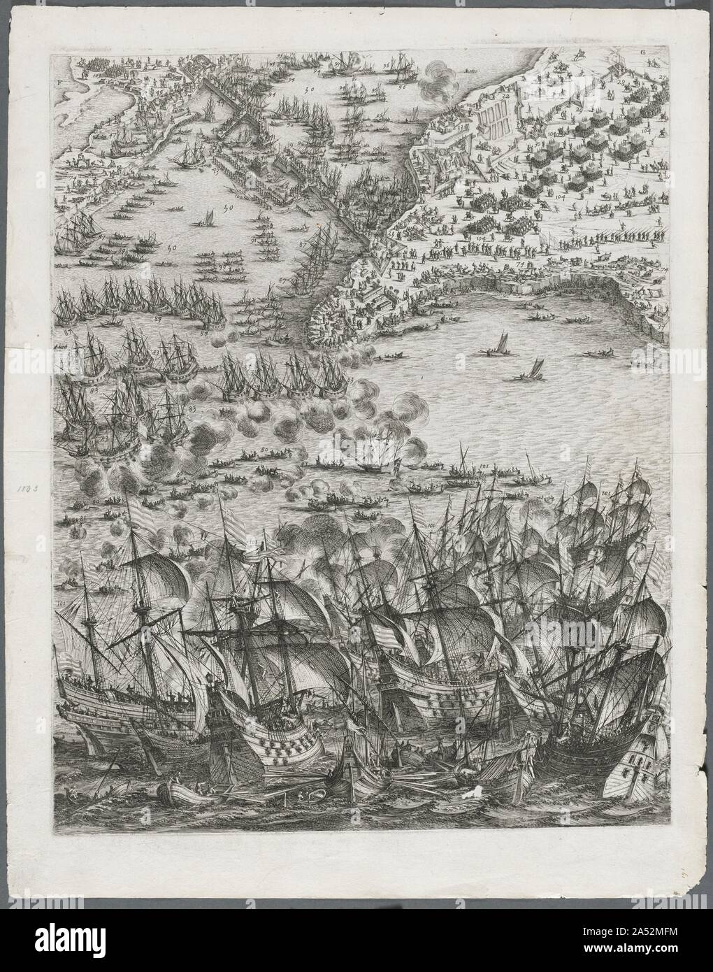 The Siege of La Rochelle: Plate 11, 1628-1630 Stock Photo - Alamy