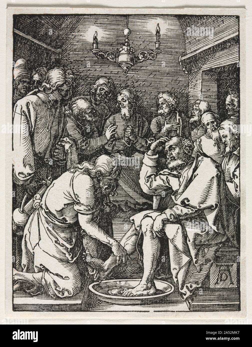 Christ washing peters feet hi-res stock photography and images - Alamy