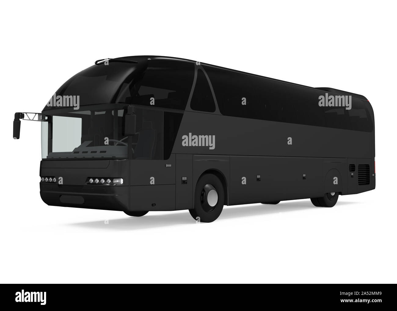 Coach Bus Isolated Stock Photo - Alamy