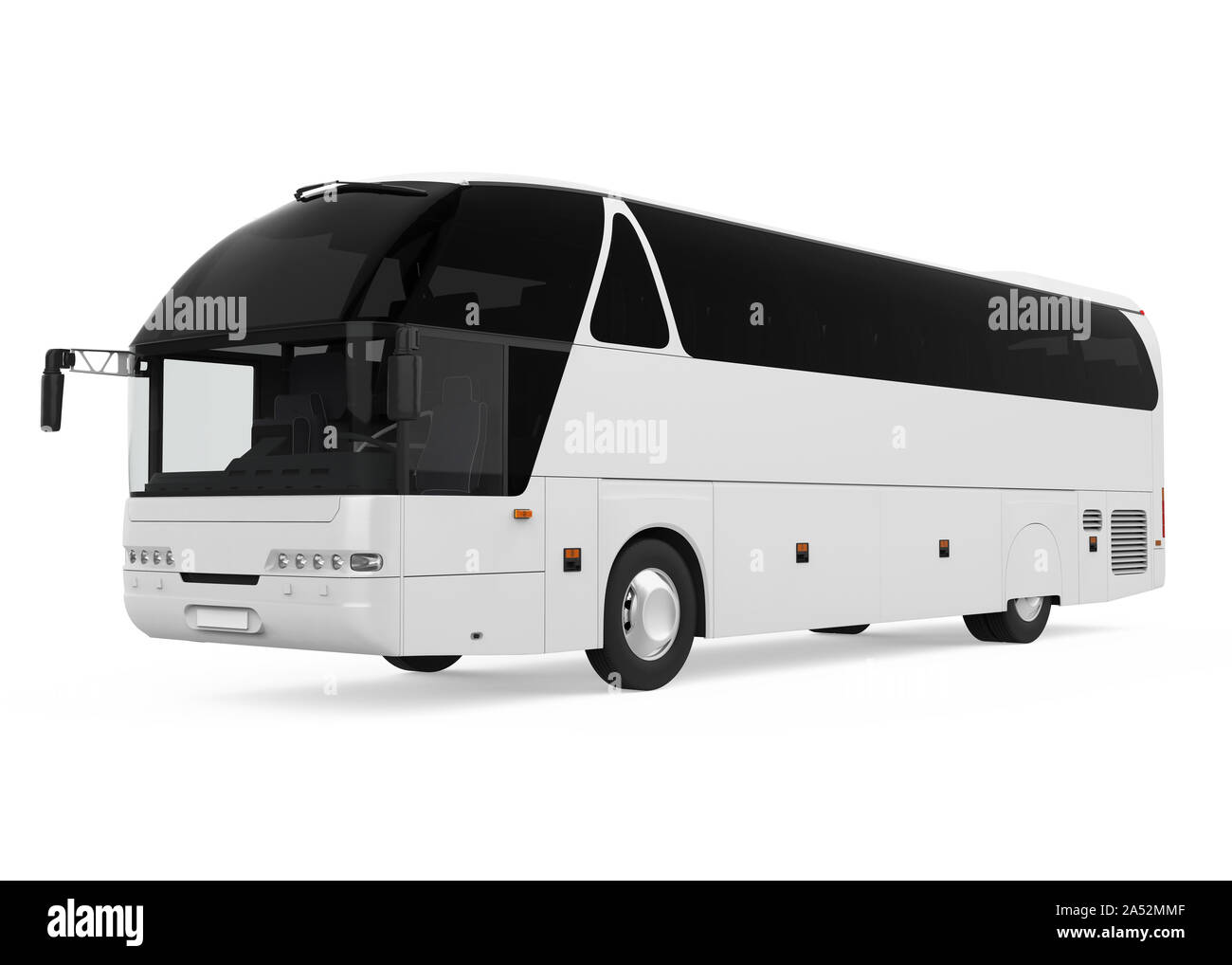 Coach Bus Isolated Stock Photo - Alamy