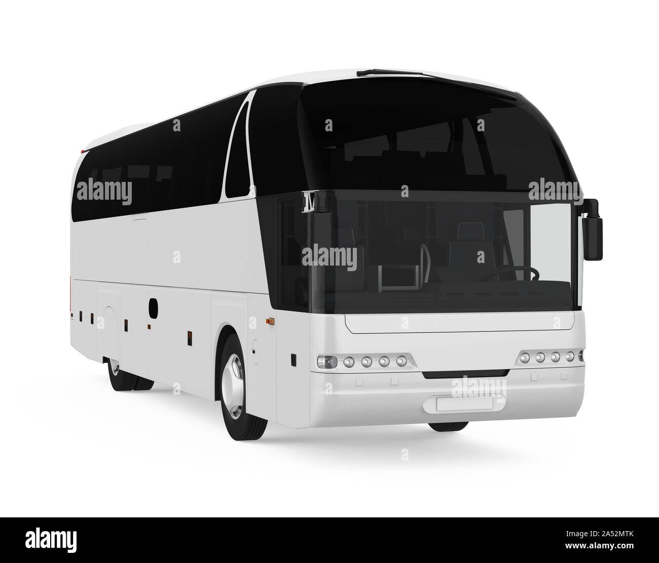 Coach Bus Isolated Stock Photo - Alamy
