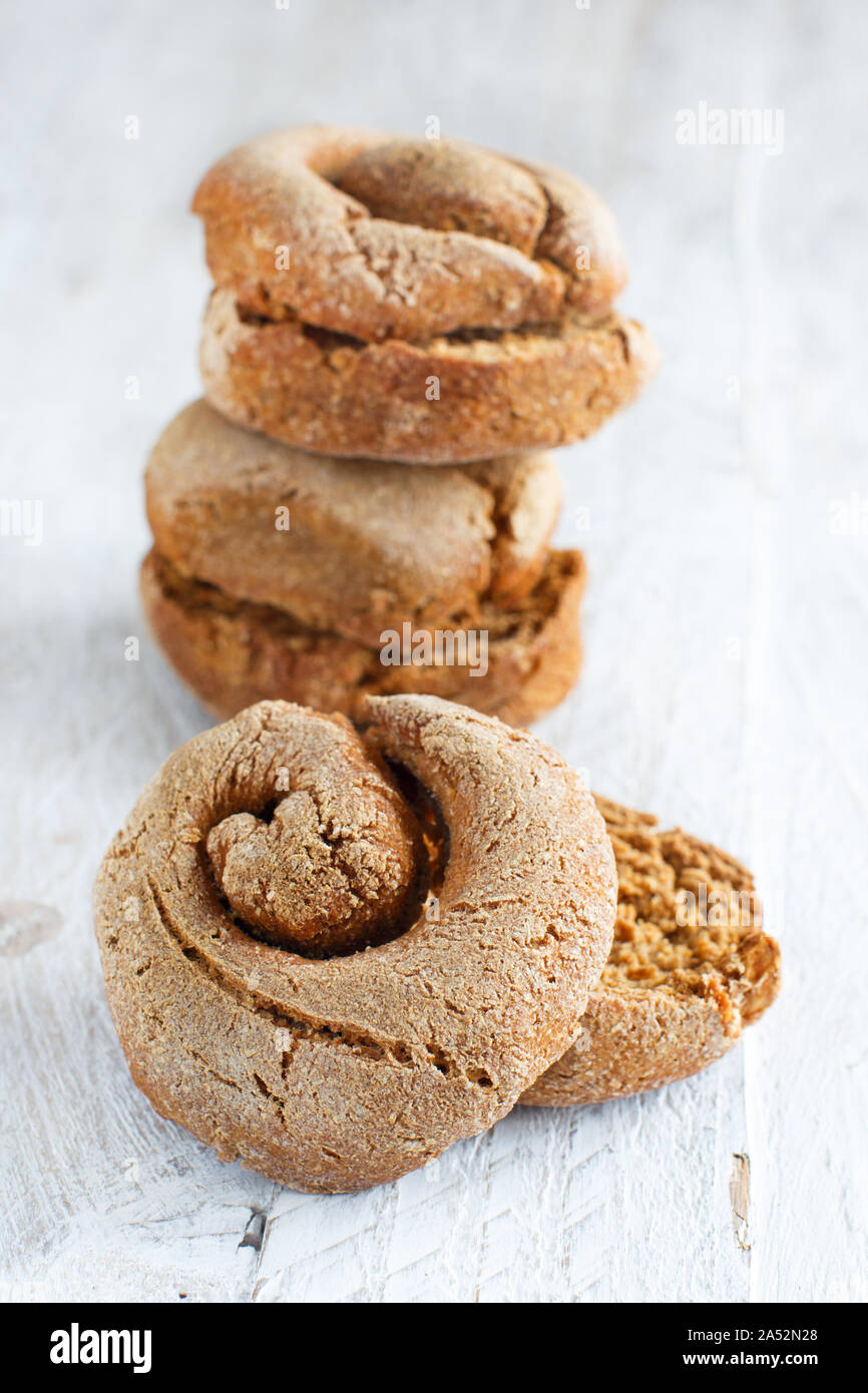 Frisella, typical south italian bread, apulian bread Stock Photo - Alamy