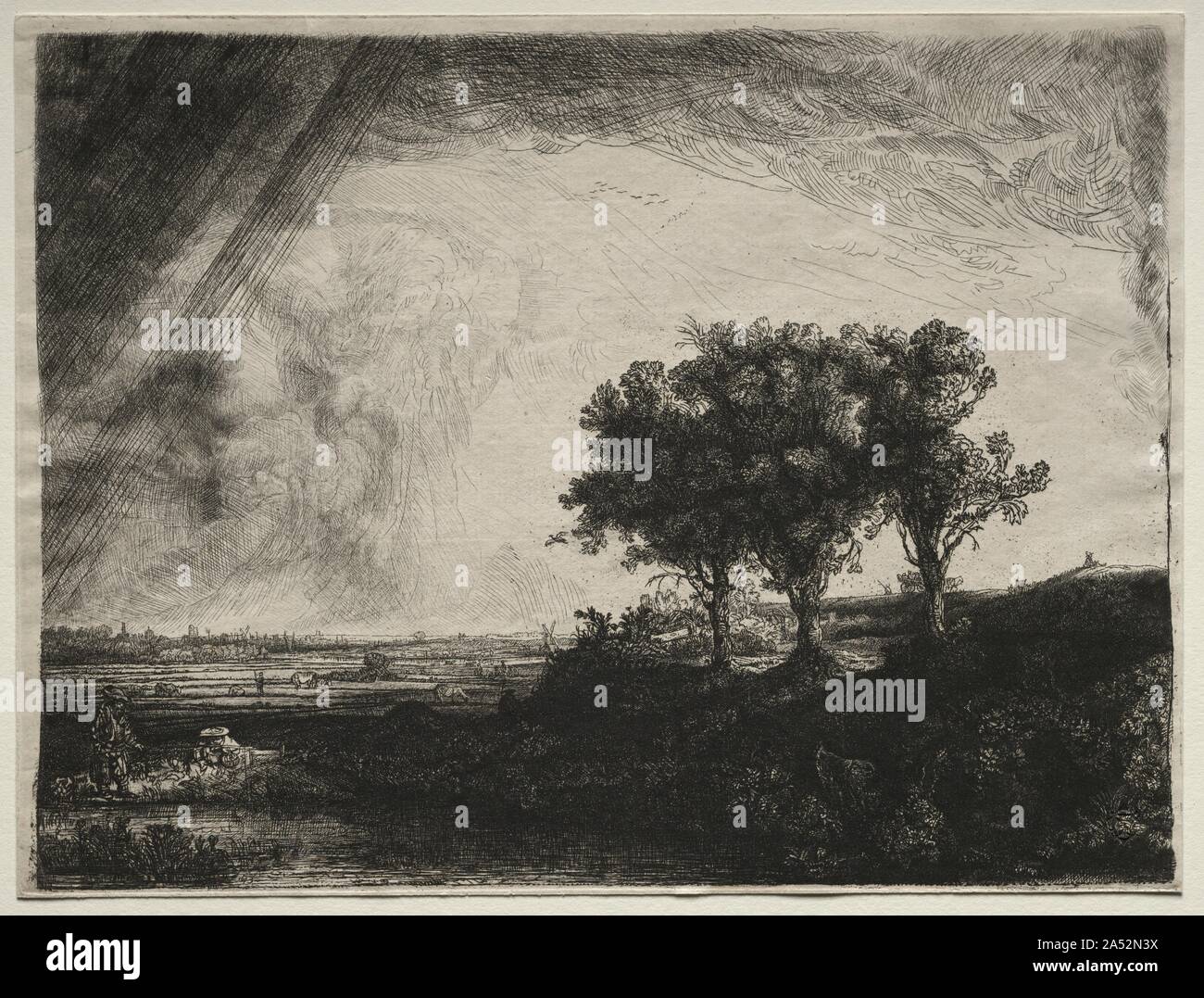 The Three Trees, c. 1770-1844 Stock Photo - Alamy