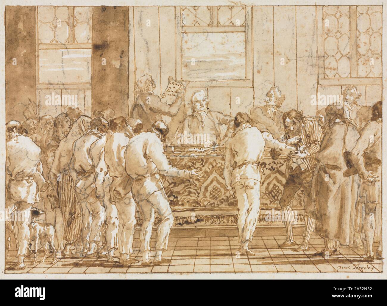 The Trial, 1790s Stock Photo - Alamy
