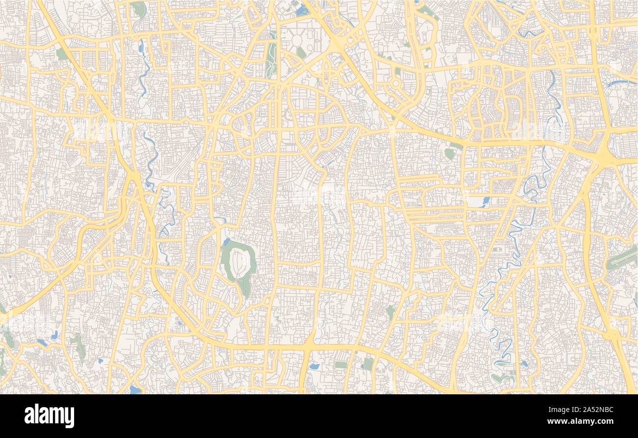 Jakarta map vector hi-res stock photography and images - Alamy