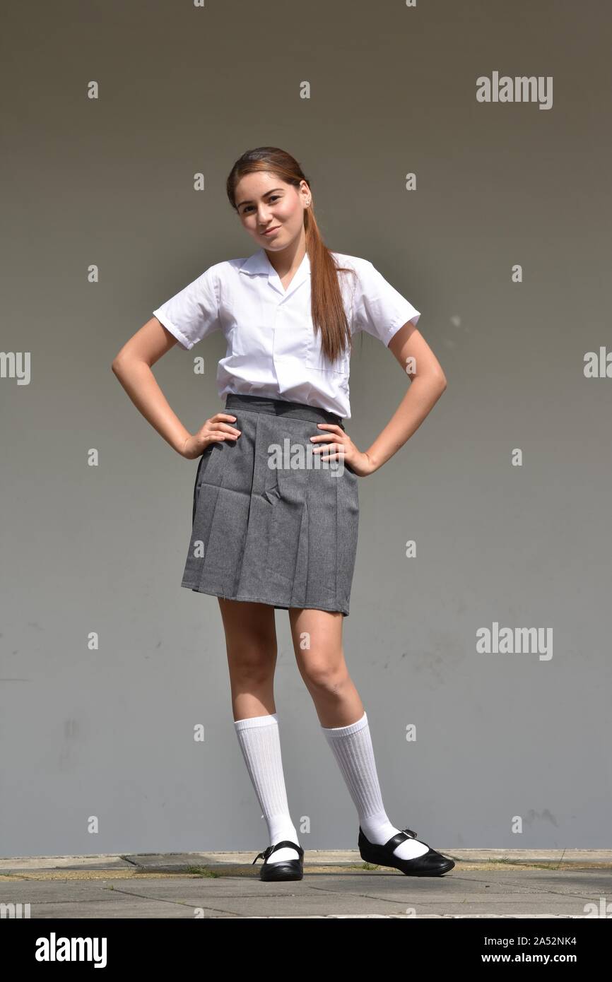 Cute Juvenile Posing Standing Stock Photo - Alamy