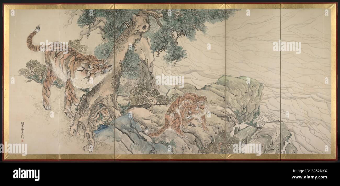 Tiger Family, early 1800s. By the time this self-taught painter reached ...